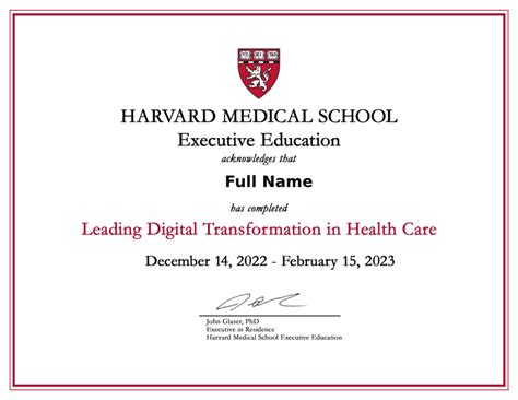 Harvard Medical School Leading Digital Transformation In Healthcare