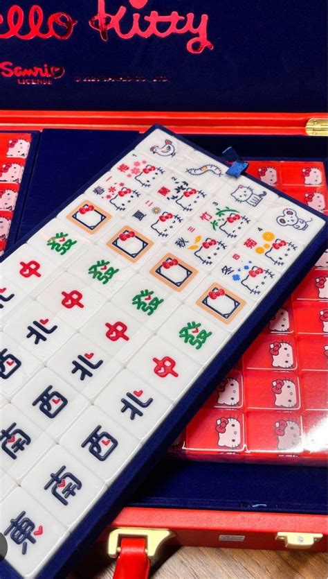 Hello Kitty Mahjong Set Hobbies And Toys Toys And Games On Carousell