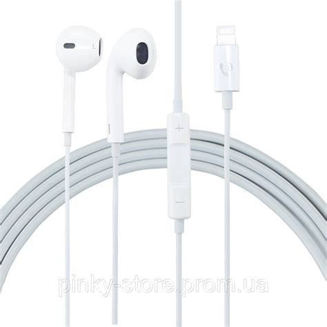 Лайтнинг наушники для Айфона \ Lightning наушники для iPhone 7, 7+, 8-8 ...