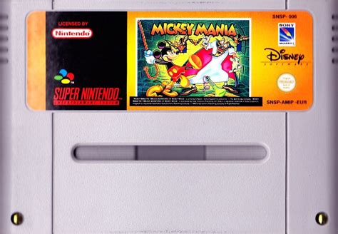 Mickey Mania Cover Or Packaging Material Mobygames