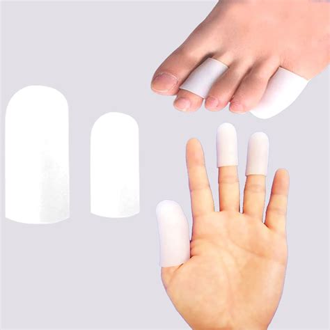 Galand Toe Wound Protector Elastic White Cover For Missingingrown