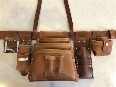 Leather Tool Belt With Work Suspenders Trade Time Tool Bags
