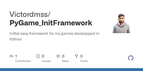 Github Victordmsspygameinitframework Initial Easy Framework For My