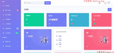 flatten 一款超级漂亮的swapidc模板主题分享 价值60元 it屋博客