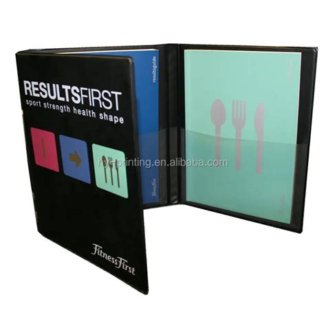 3 Panel Tri Fold Presentation Folder Custom And Recycled