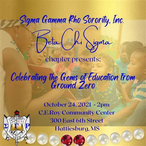 The Ladies Of Beta Chi Sigma Will Host Celebrating The Gems Of Education From Ground Zero For
