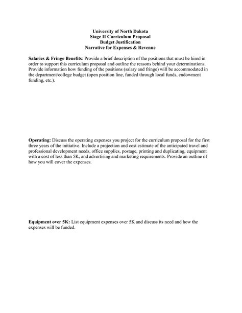 Example Of A Budget Justification At Mandy Skiles Blog