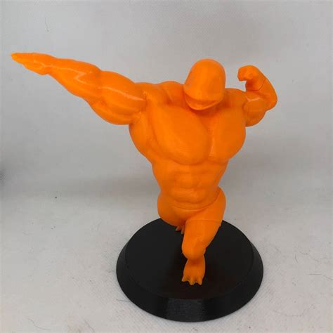 Buff Pikachu Figure Etsy