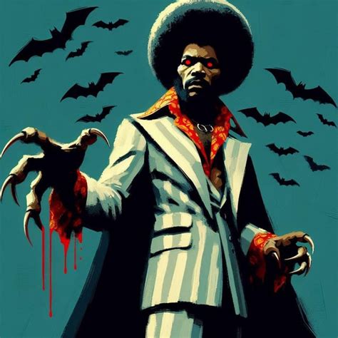 Blacula Inspired Vampire Raipeopleofcolorart