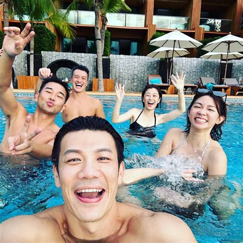 曾莞婷不要看！「台8男神」謝承均泳池「緊擁曾智希」燦笑合照太甜蜜 娛樂星聞