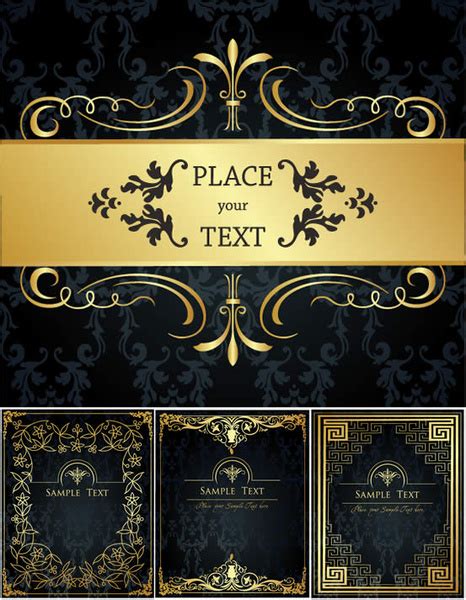 Ornate Floral Frame Vector Vectors Images Graphic Art Designs In