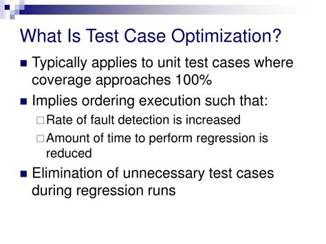 Ppt Algorithms For Optimizing Test Cases Powerpoint Presentation Free Download Id839157