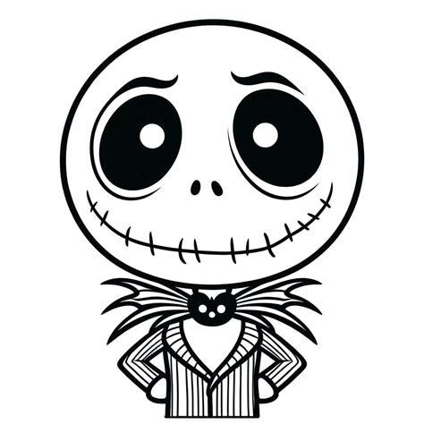 Dibujos De Jack Skellington Para Colorear E Imprimir Coloringlib