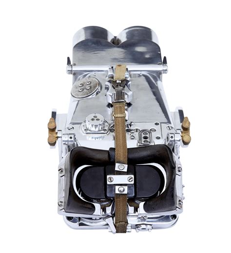 Pair Of Ww2 Polished Steel German Rangefinder Flak Binoculars For Sale