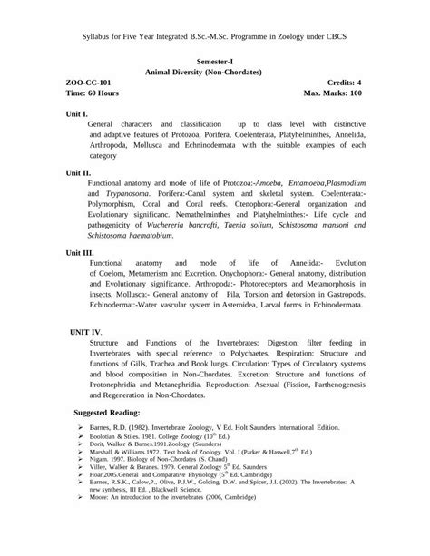 Pdf Syllabus For Five Year Integrated B Sc M Sc … I General
