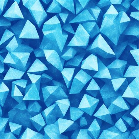 Premium Photo Polygonal Geometric Blue Ice Texture Background