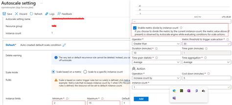 Azure App Plan Autoscaling Confused By Default Settings Stack