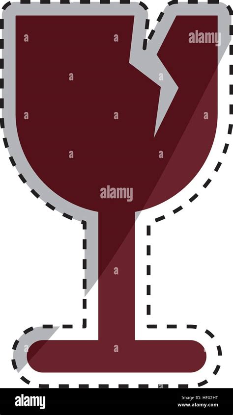 Broken China Object Stock Vector Images Alamy