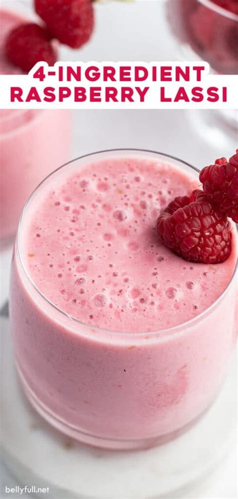 Raspberry Lassi Drink Belly Full