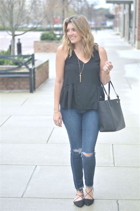 Peplum Tank For Spring By Lauren M