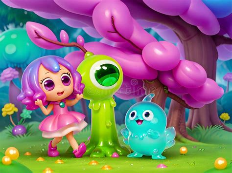 Cute Slime Creatures Stock Illustrations 359 Cute Slime Creatures