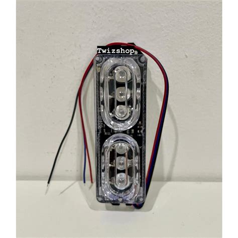 Jual Lampu Led Blitz Strobe 2 Mode Kedap Kedip Led Flash Light Strobe Blits 12 Volt 24 Volt