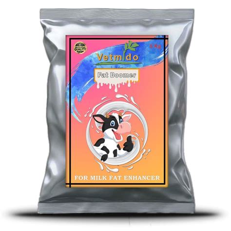 Vetmido Fat Boomer 1kg 99 Number White Powder Rumen Bypass Fat