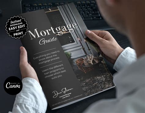 Mortgage Guide Packet Mlo Marketing Template Modern Loan Etsy