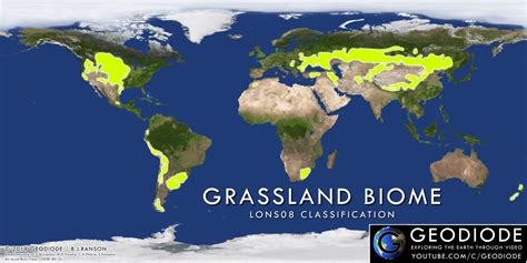 Temperate Grasslands Map