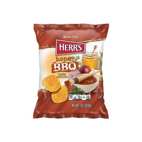Herrs Potato Chips Honey Bbq 42x 28g Worldwide Candy
