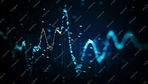 Premium Photo A Blue Line Graph With The Wordsblue Lineon It