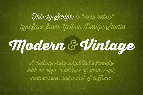 Thirsty Script Font Free Fonts