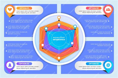 Free Vector Flat Design Radar Chart Infographic Free Vector Flat Design Radar Chart Infographic