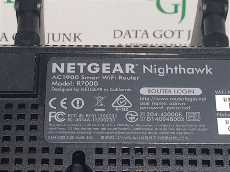 Netgear Nighthawk Ac Model R Data Got Junk