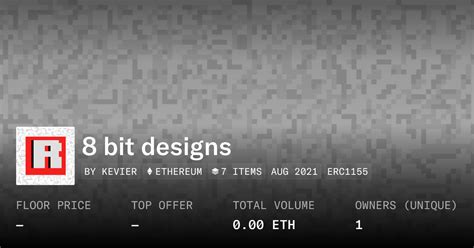 8 Bit Designs Collection Opensea