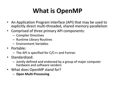 ppt openmpi powerpoint presentation free download id 4758440