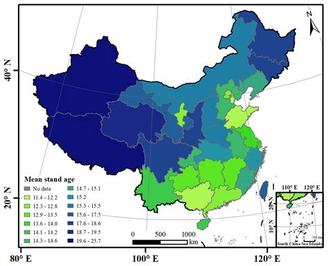 Essd Thirty Meter Map Of Young Forest Age In China