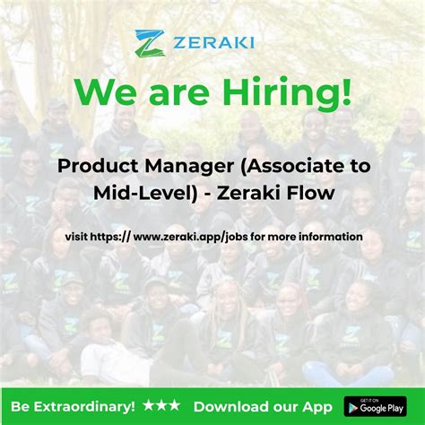🚀 We Re Hiring At Zeraki We Re Looking For An Product Manager