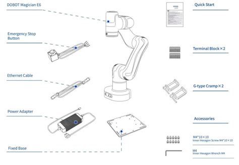 rbae30 หุ่นยนต์ แขนกล robot arm collaborative 6 axis dobot magician e6 เอสทูอินโนเวชั่น