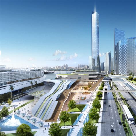 广州第二中央商务区（黄埔区部分）城市设计 新城设计 德国isa意厦国际设计集团