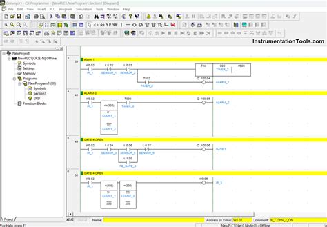 Cx Programmer Products Sorting And Counting Omron Plc