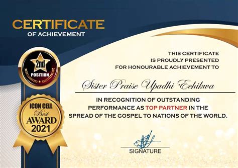 Certificate Of Merit Blank Printable Template In Pdf Word Artofit