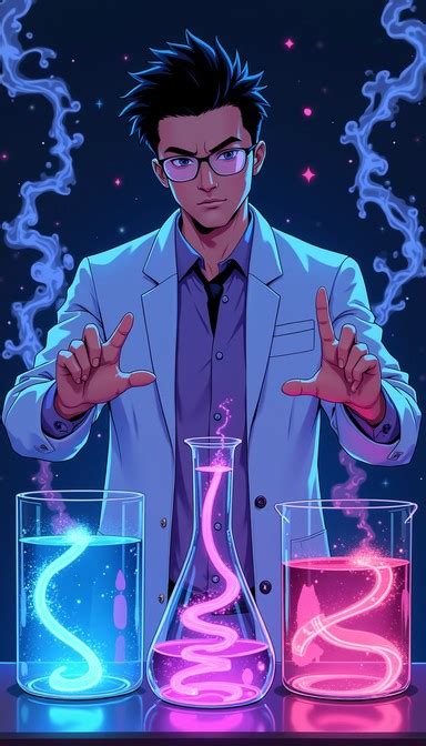 Free Magical Science Experiment Image Scientist Laboratory Anime Download At Stockcake