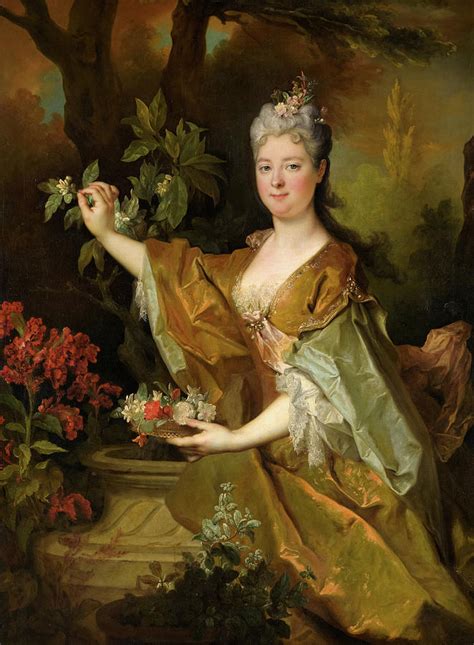 Portrait Of A Lady 1700 Painting By Nicolas De Largillierre Fine Art