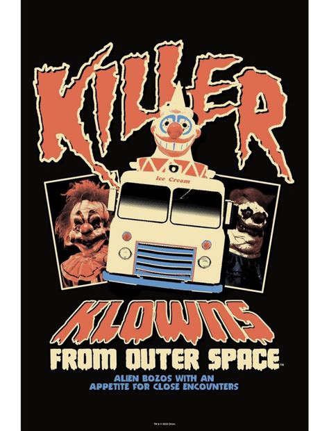 Killer Klowns From Outer Space Vintage Poster Hot Topic Vintage