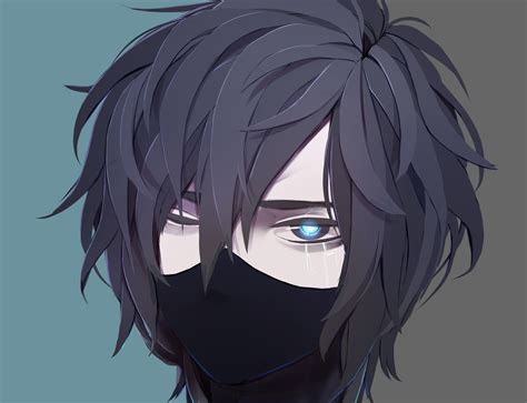Anime Boy With Black Hair