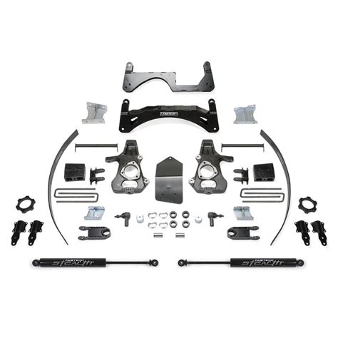 Fabtech Lift Kit Suspension Wshock Silverado Sierra 1500 2014 2018