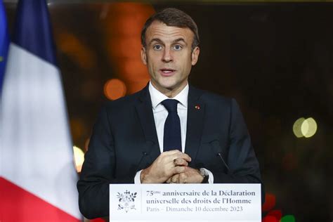 Macron El Acuerdo De Dubai Es Una Etapa Importante Infobae