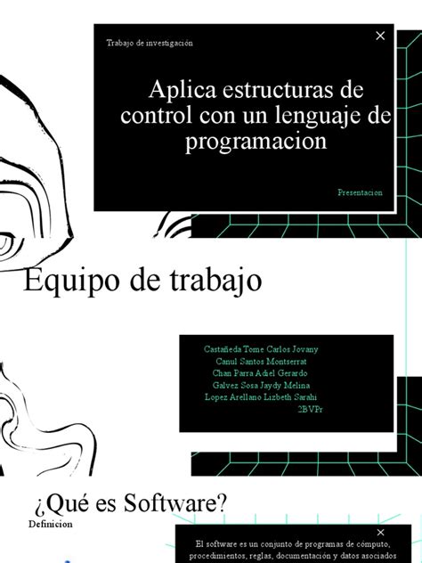 aplica estructuras de control con un lenguaje de programacion pdf