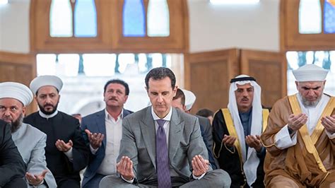 Syrias Assad Attends Eid Prayers In Former Rebel Bastion Al Monitor